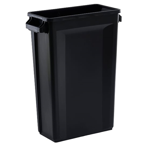 87L Svelte Slimline Rectangular Plastic Bin - Black - Trust