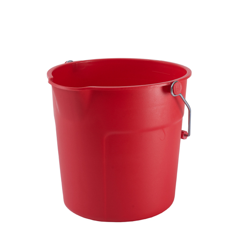 13L Round Bucket - Red - Trust