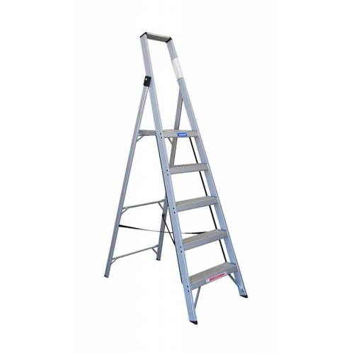 Indalex 150KG 5 Step Slimline Platform Ladder - 1.5m - Indalex Ladders