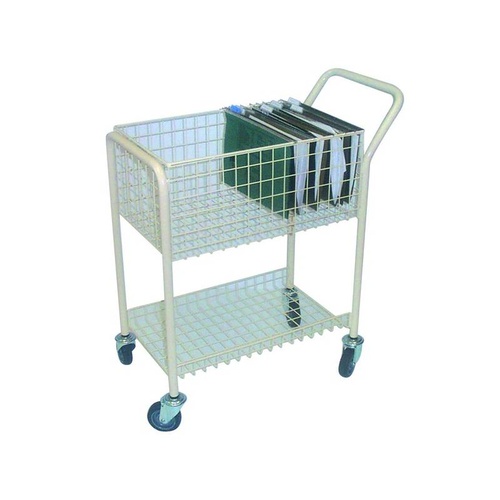 220kg Rated Office File Trolley Cart - TSOFT - Teamstar Trolleys